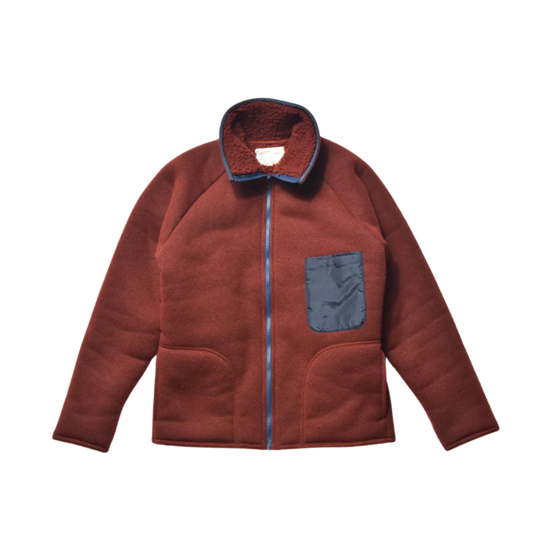 더 리얼 맥코이 아웃도어 파일 가디건 브릭 레드 | The Real McCoy's | KREAM