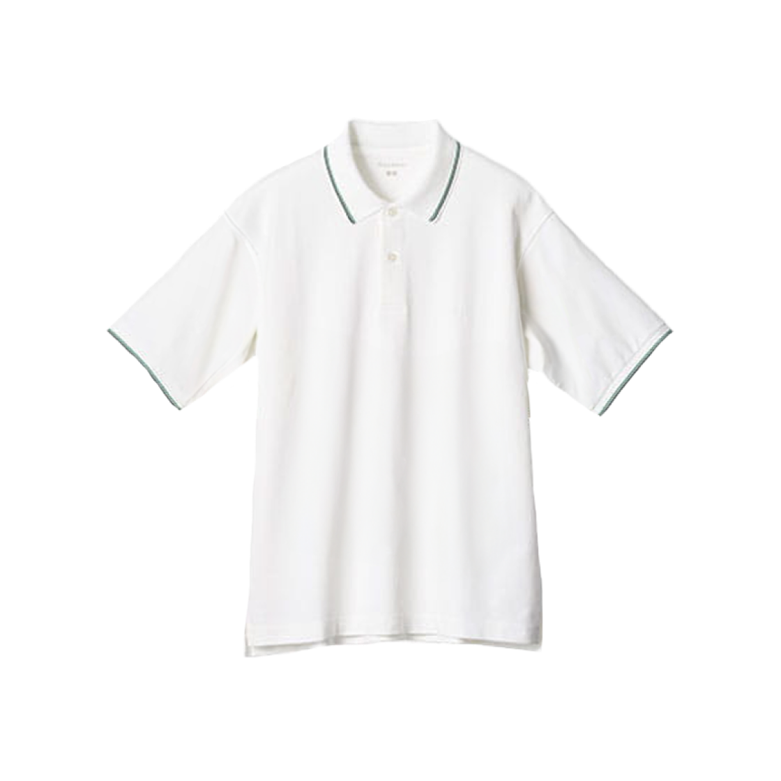 유니클로 x JW 앤더슨 드라이 피케 폴로 셔츠 티핑 화이트 - KR | Uniqlo | KREAM