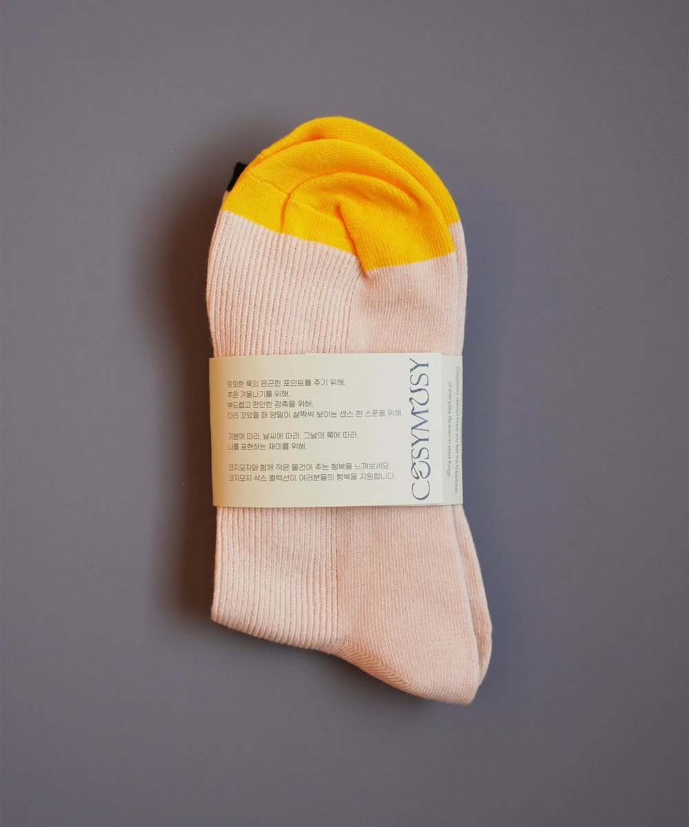 코지모지 콘트래스트 컬러 삭스 스킨 | Cosymosy | KREAM