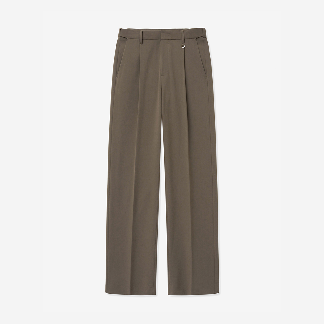 티엔지티 더스티베이지 원턱 세미 와이드 슬랙스 | TNGT | KREAM