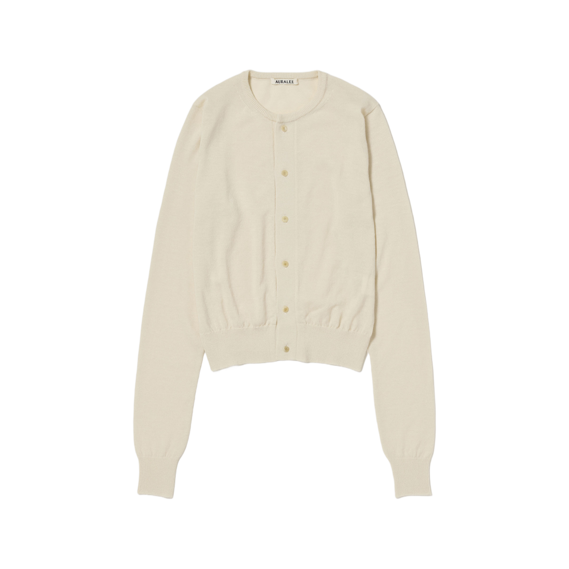 (W) 오라리 하드 트위스트 캐시미어 니트 가디건 아이보리 화이트 - 25SS | Auralee | KREAM