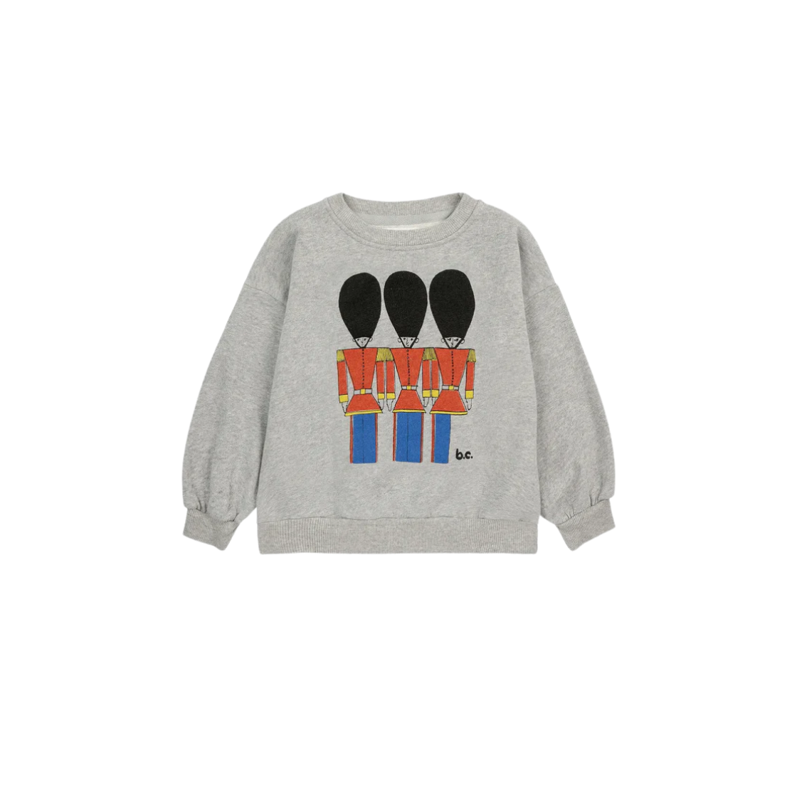 (키즈) 보보쇼즈 리틀 틴 솔져 스웨트셔츠 그레이 | Bobo Choses | KREAM