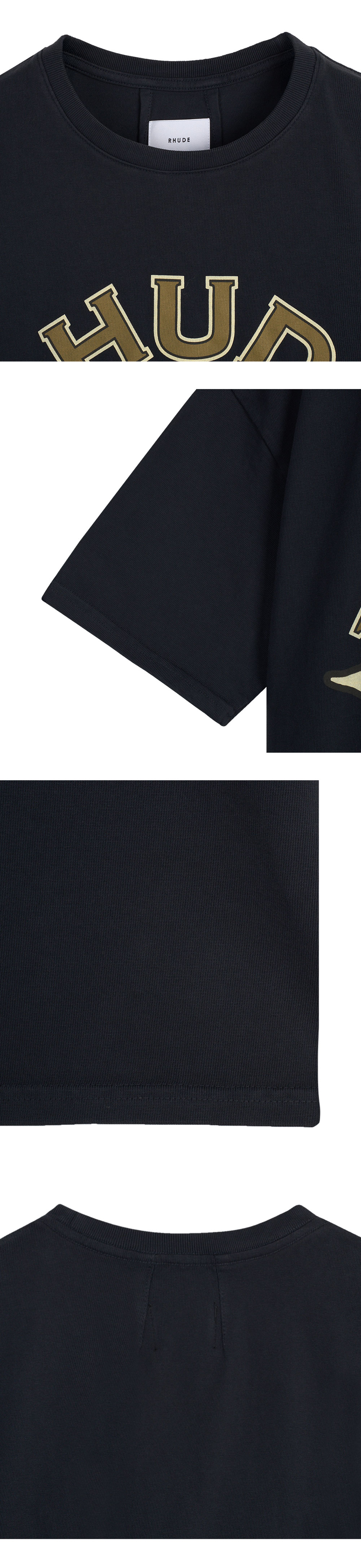 루드 블랙 캐비어 티 빈티지 블랙 - 25SS | Rhude | KREAM