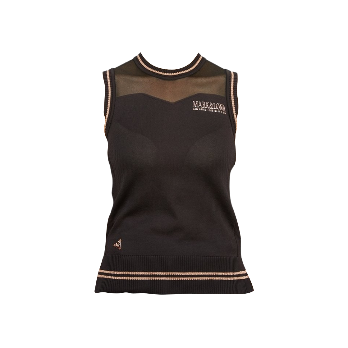 (W) 마크 앤 로나 슬리브리스 베스트 블랙 | Mark & Lona | KREAM