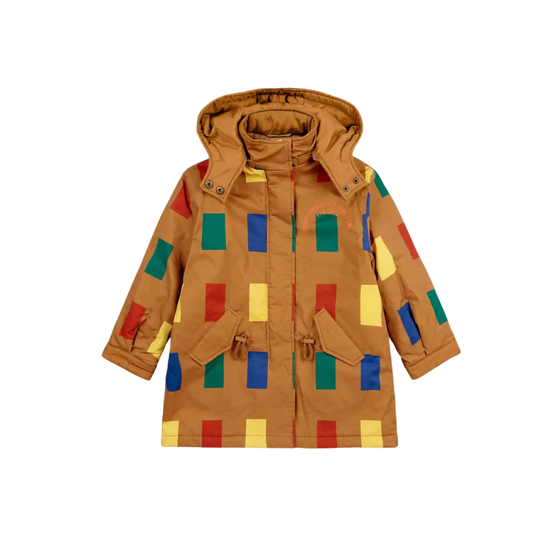 (키즈) 보보쇼즈 컬러 게임 파카 브라운 | Bobo Choses | KREAM