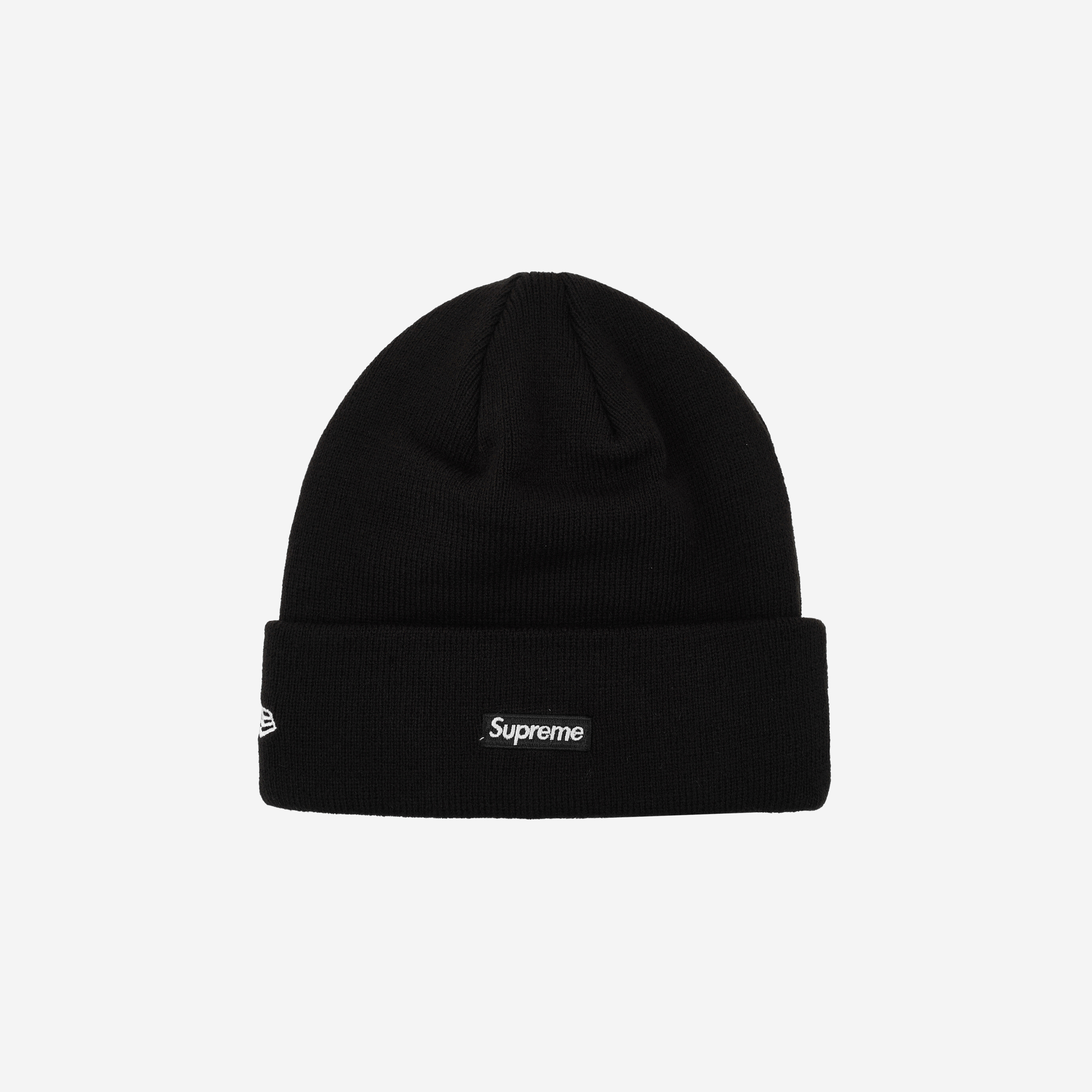 슈프림 뉴에라 S 로고 비니 블랙 - 24FW | KREAM