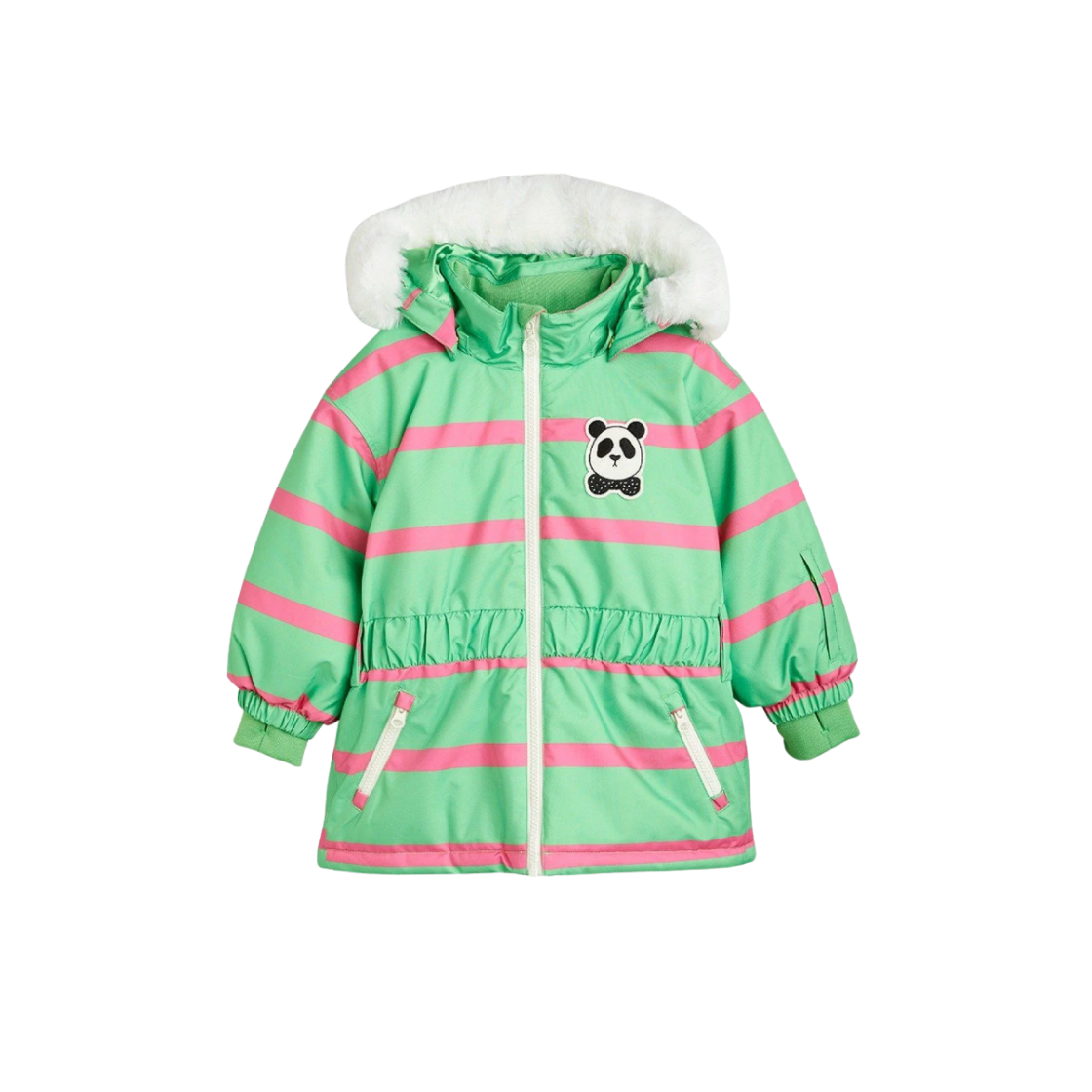 (키즈) 미니 로디니 판다 SKI 자켓 그린 | Mini Rodini | KREAM