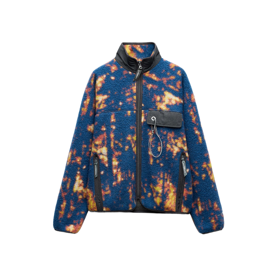 (W) 자라 x 앤드 원더 플리스 자켓 울 멀티컬러 | Zara | KREAM