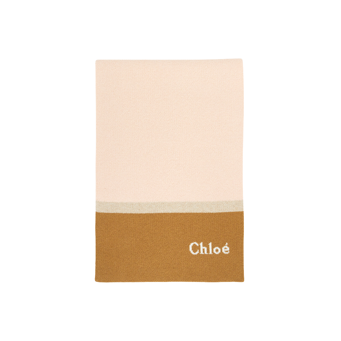 (키즈) 끌로에 코튼 로고 머플러 핑크 | Chloe | KREAM