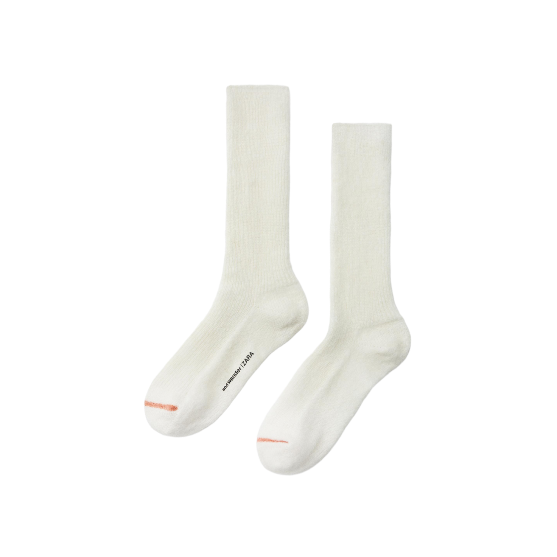 (W) 자라 x 앤드 원더 톨 삭스 에크루 | Zara | KREAM