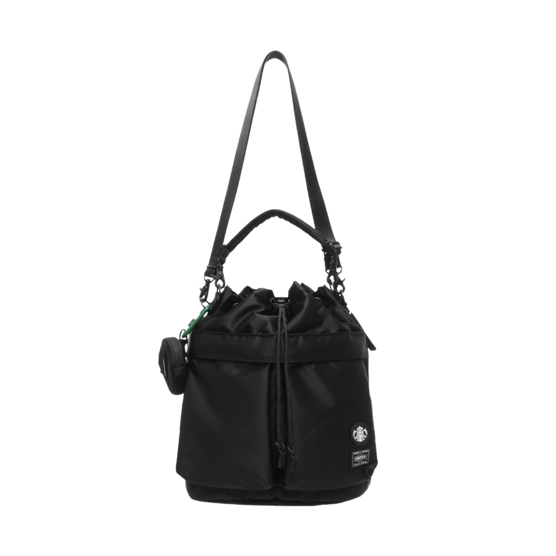 포터 x 스타벅스 커피 빈 쉐입 투웨이 툴백 블랙 | Porter | KREAM