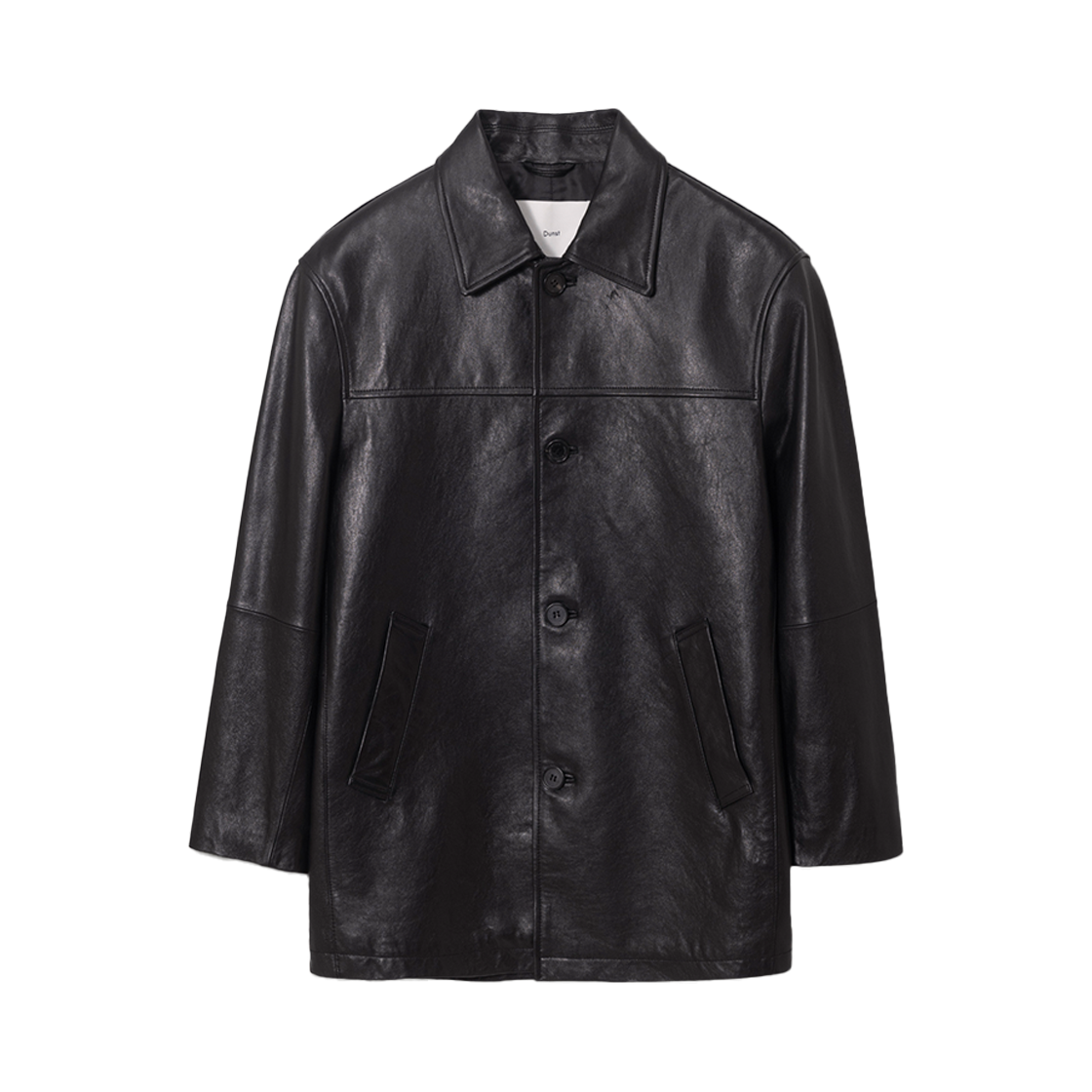 던스트 유니섹스 레더 하프 자켓 블랙 | Dunst | KREAM