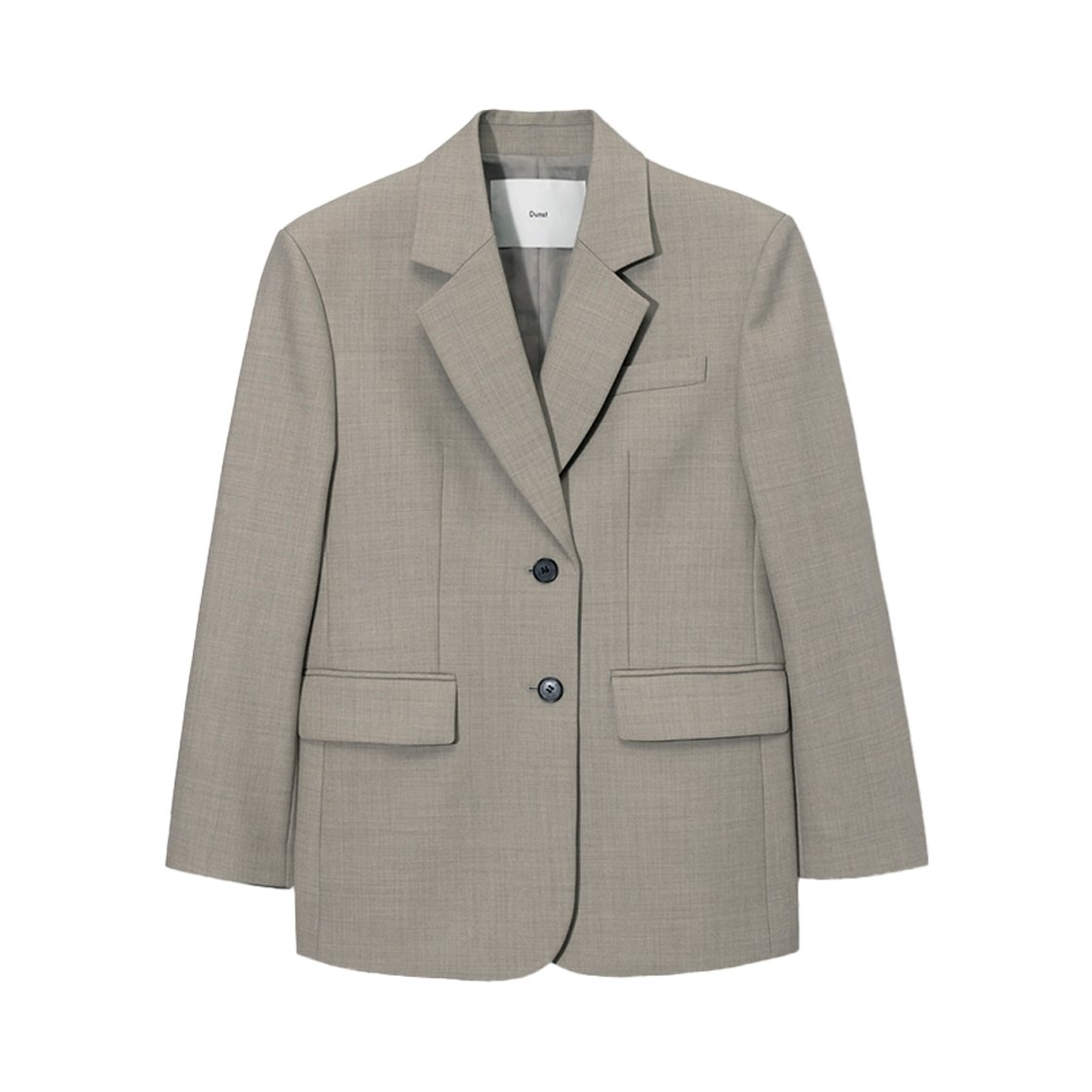 던스트 에센셜 2버튼 울 블레이져 멜란지 베이지 | Dunst | KREAM