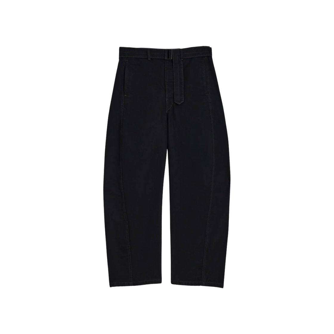 르메르 트위스트 벨트 팬츠 헤비 데님 블랙 | Lemaire | KREAM