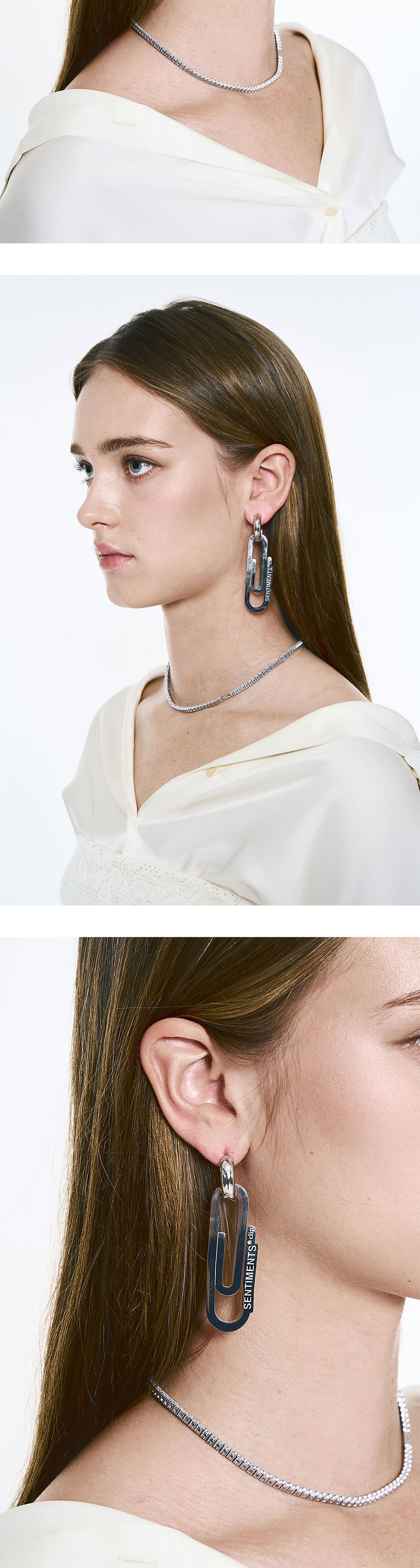 센티멍 넘버 588 이어링 실버 | SENTIMENTS | KREAM