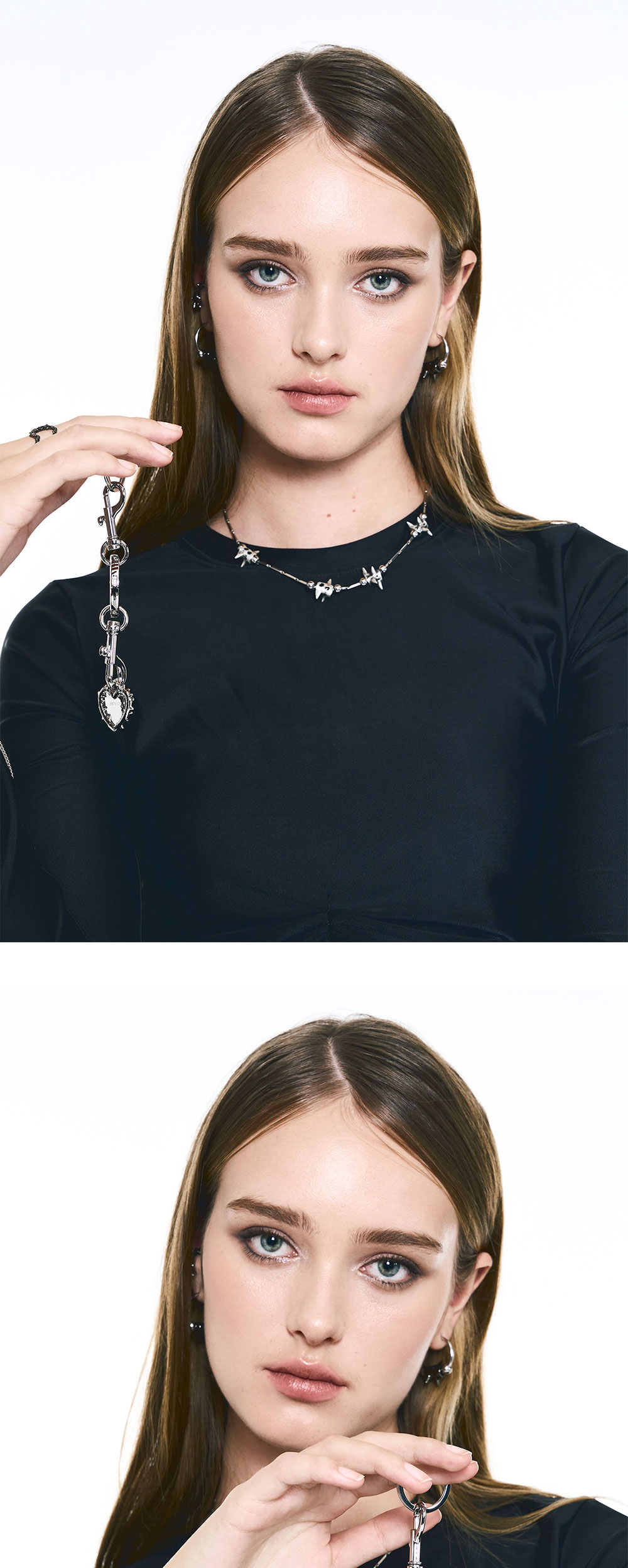 센티멍 넘버 609 가시 하트 키링 실버 | SENTIMENTS | KREAM