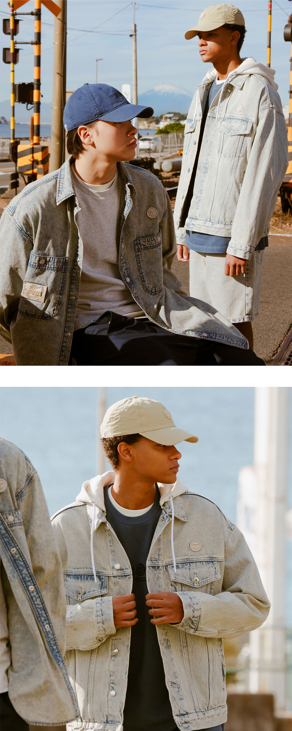 에이프 나우 라이트 웨이트 자켓 라이트 블랙 - 25SS | AAPE | KREAM