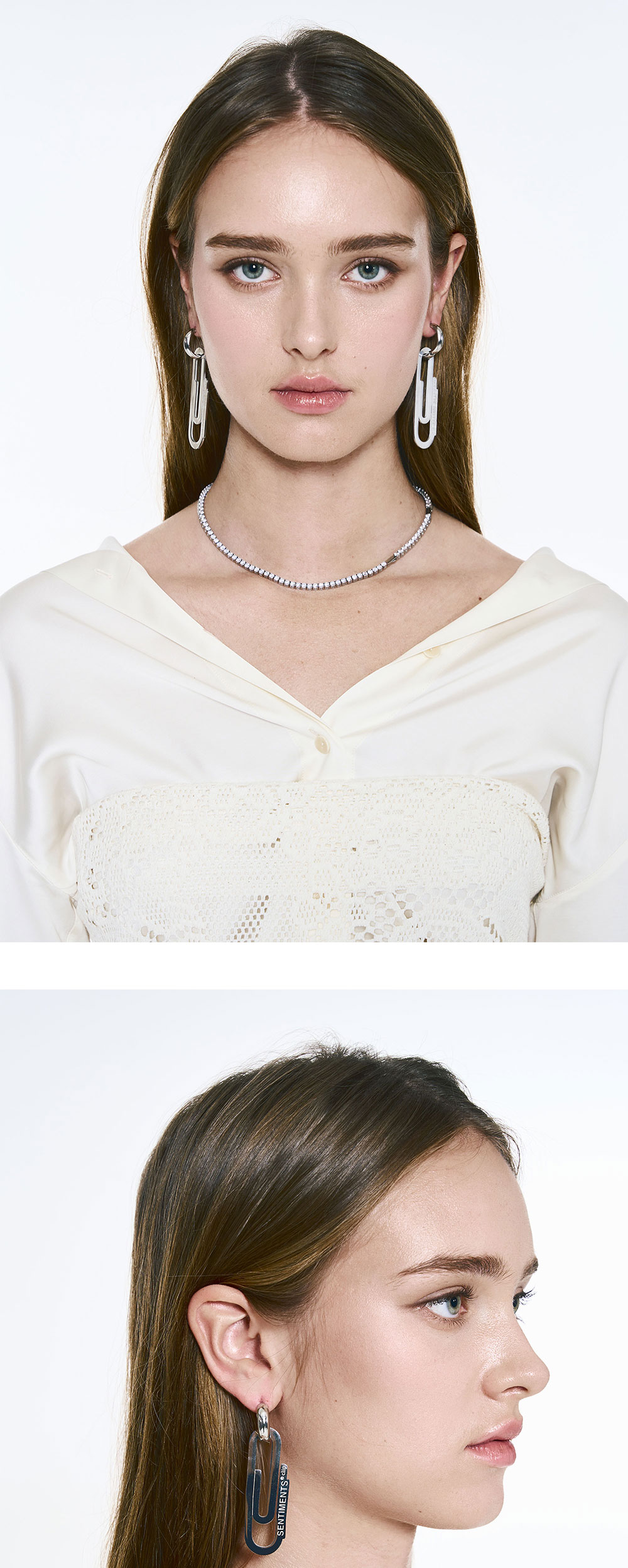 센티멍 넘버 588 이어링 실버 | SENTIMENTS | KREAM