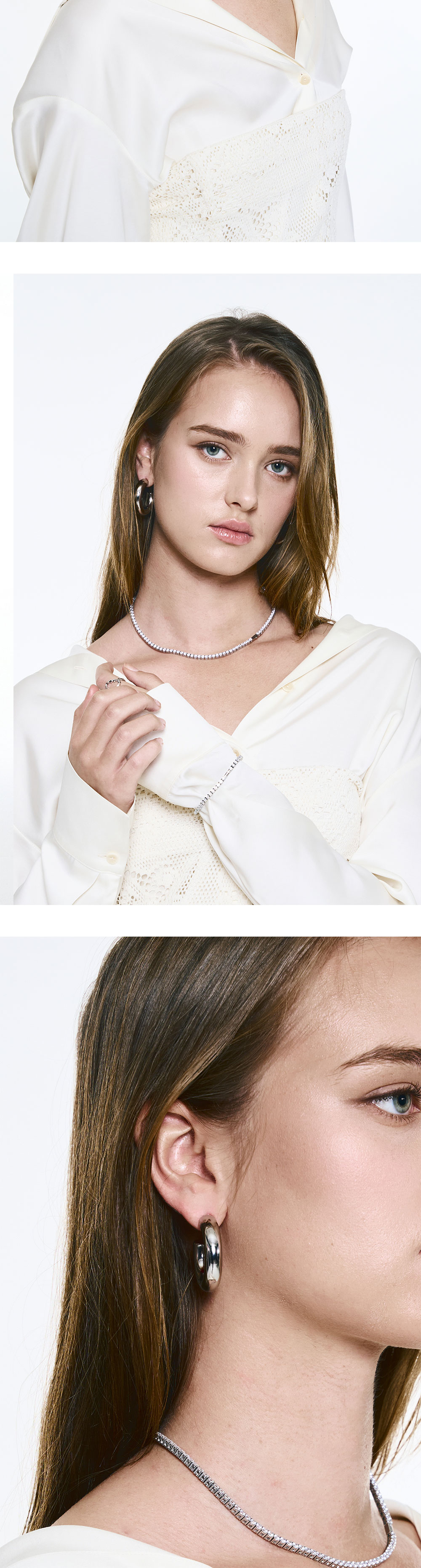 센티멍 넘버 561 이어링 실버 | SENTIMENTS | KREAM