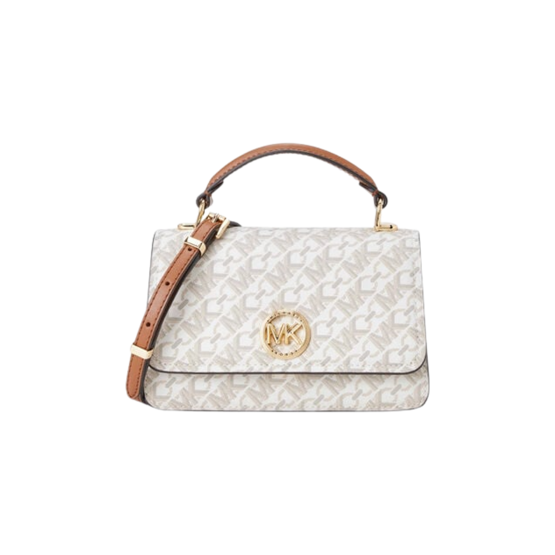 마이클 코어스 델런시 스몰 엠파이어 모노그램 크로스바디백 바닐라 러기지 | Michael Kors | KREAM