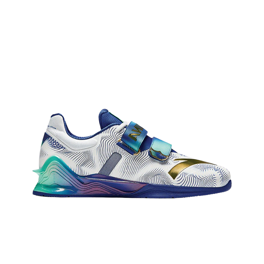 안타 크로스 트레이닝 웨이트리프팅 슈즈 화이트 블루 | Anta | KREAM