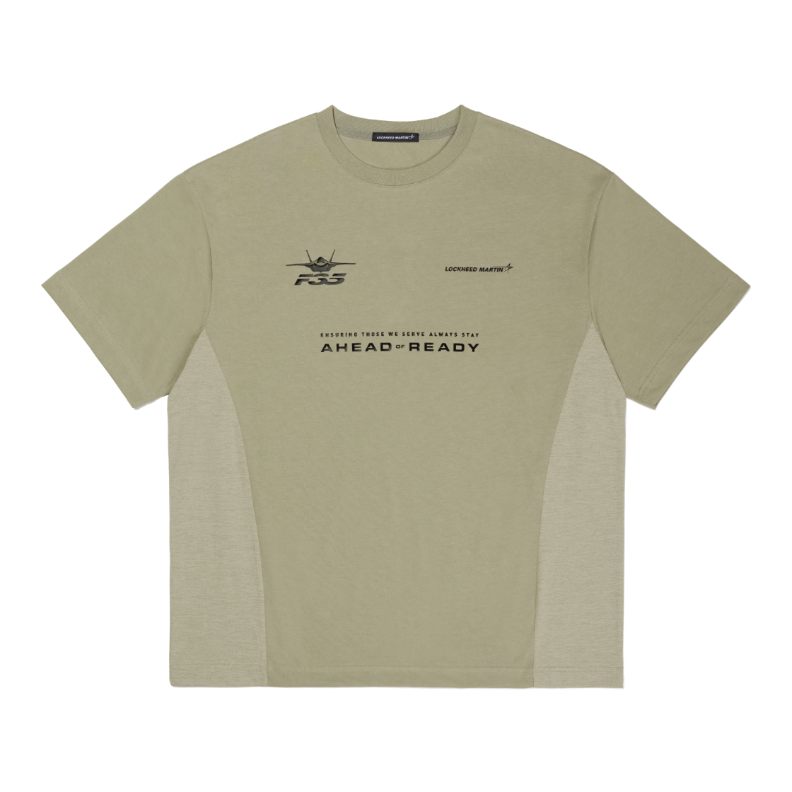 록히드마틴 LM F-35 팀 리플렉티브 블록코어 티셔츠 베이지 | LOCKHEED MARTIN | KREAM