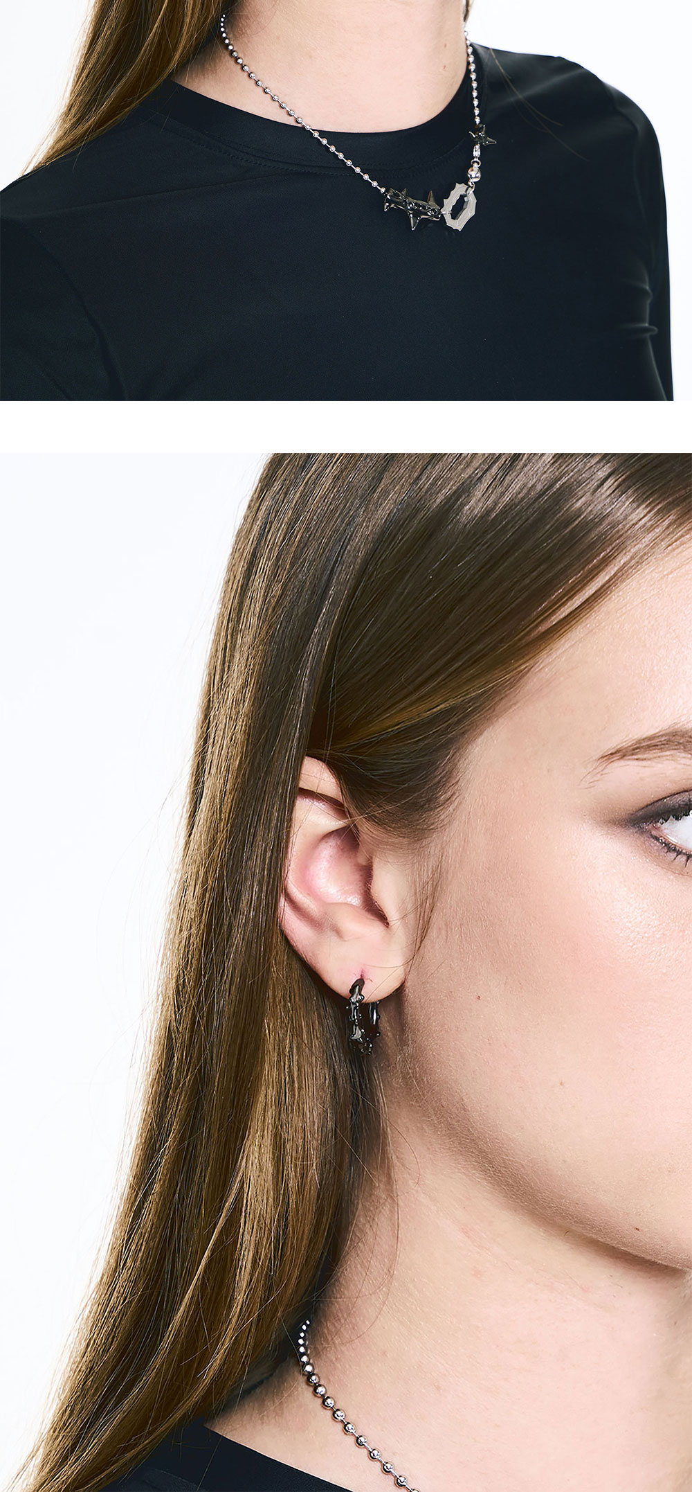 센티멍 넘버 614 이어링 블랙 | SENTIMENTS | KREAM