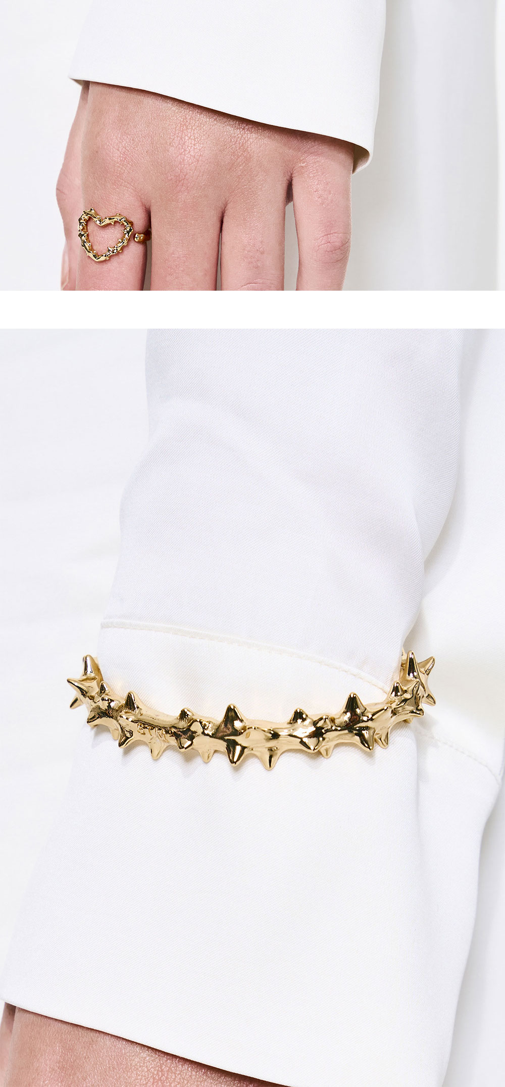 센티멍 넘버 630 가시 뱅글 브레이슬렛 골드 | SENTIMENTS | KREAM