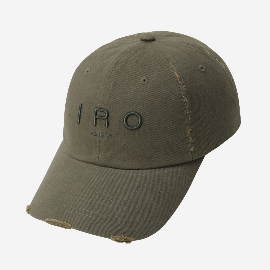 이로 베이직 로고 코튼 볼캡 카키 | Iro | KREAM