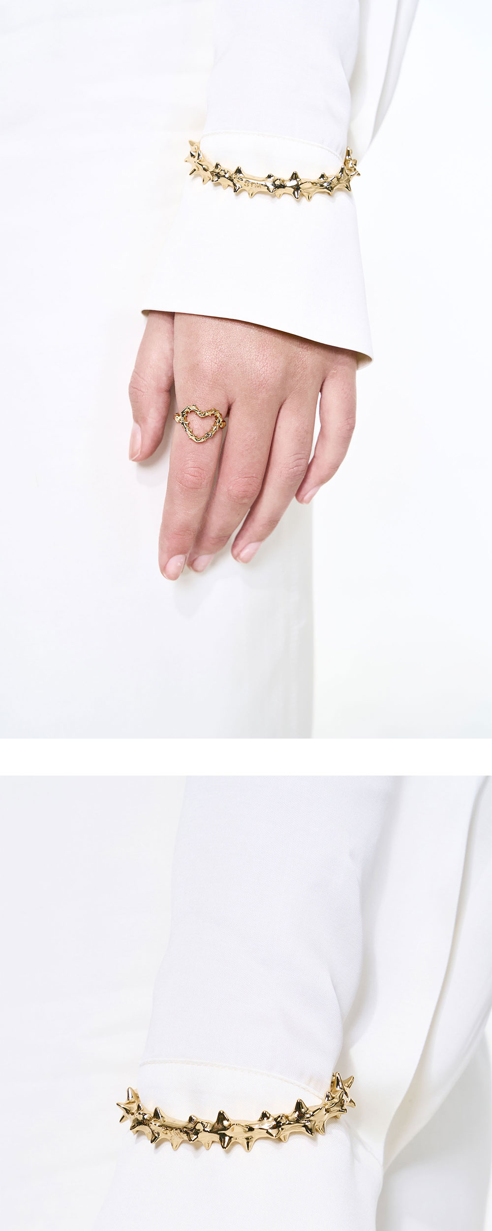 센티멍 넘버 630 가시 뱅글 브레이슬렛 골드 | SENTIMENTS | KREAM