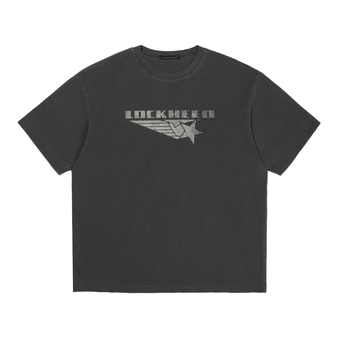록히드마틴 OG LM 스타 가먼트 다이드 티셔츠 차콜 | LOCKHEED MARTIN | KREAM
