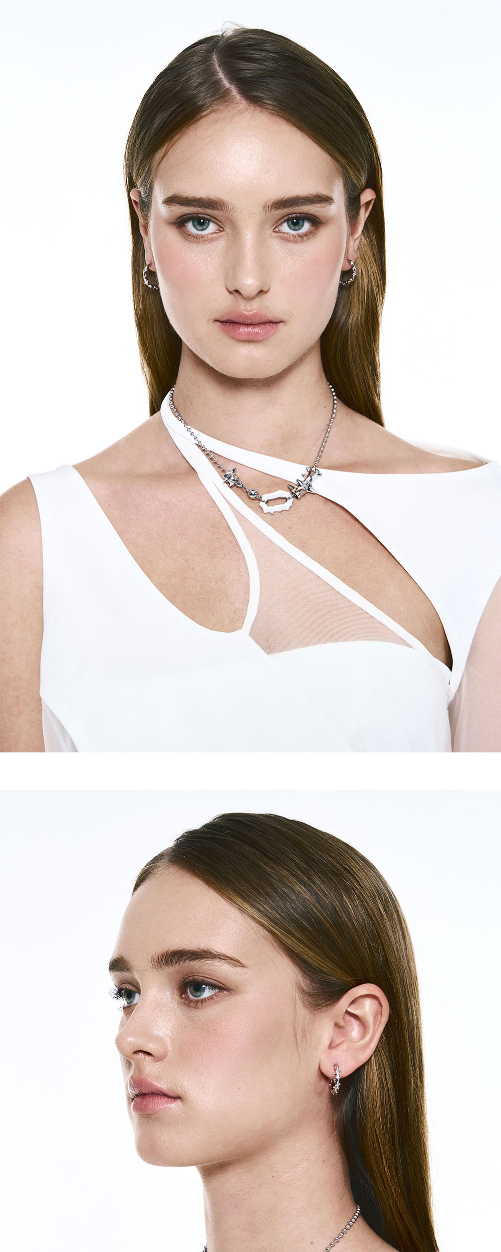 센티멍 넘버 614 이어링 실버 | SENTIMENTS | KREAM