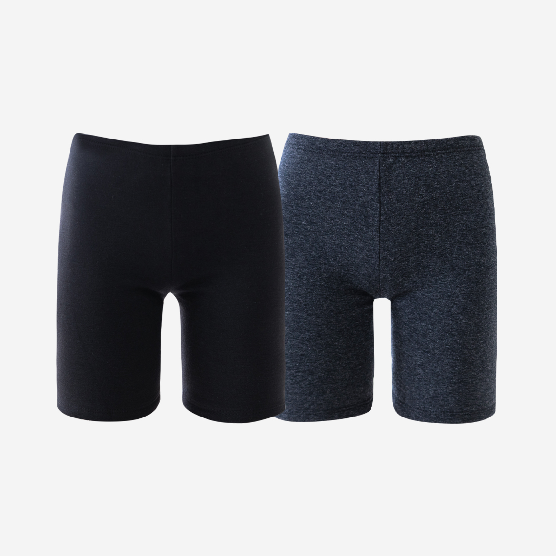 (W) 에이원 융 양모 스판 5부 속바지 2팩 블랙+그레이 | AONE | KREAM