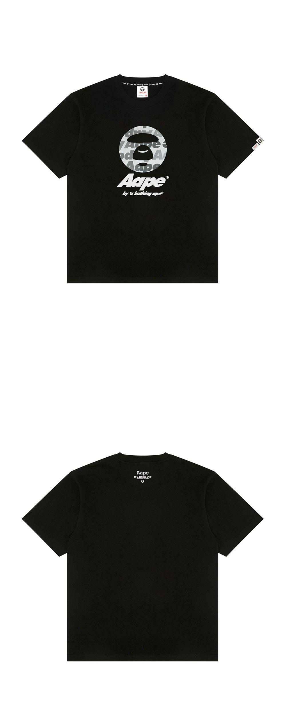 에이프 베이직 로고 티 블랙 - 25SS | AAPE | KREAM