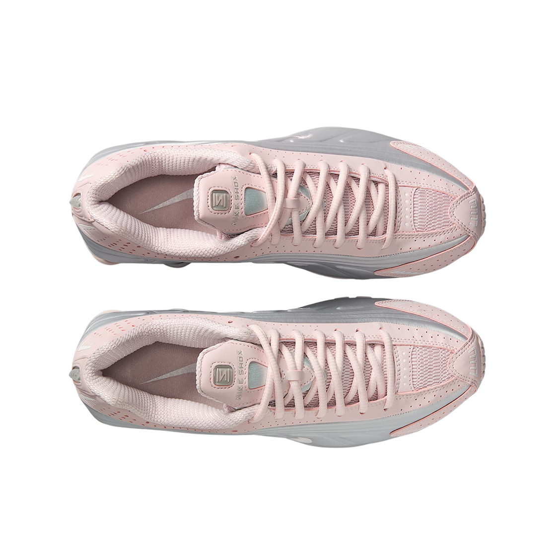 (W) 나이키 샥스 R4 베얼리 로즈 메탈릭 플래티넘 | Nike | KREAM