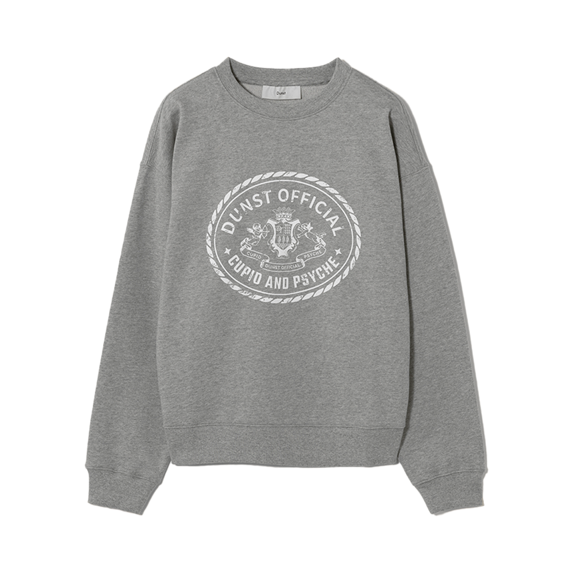 던스트 유니섹스 큐피드 캠퍼스 스웨트셔츠 멜란지 그레이 | Dunst | KREAM
