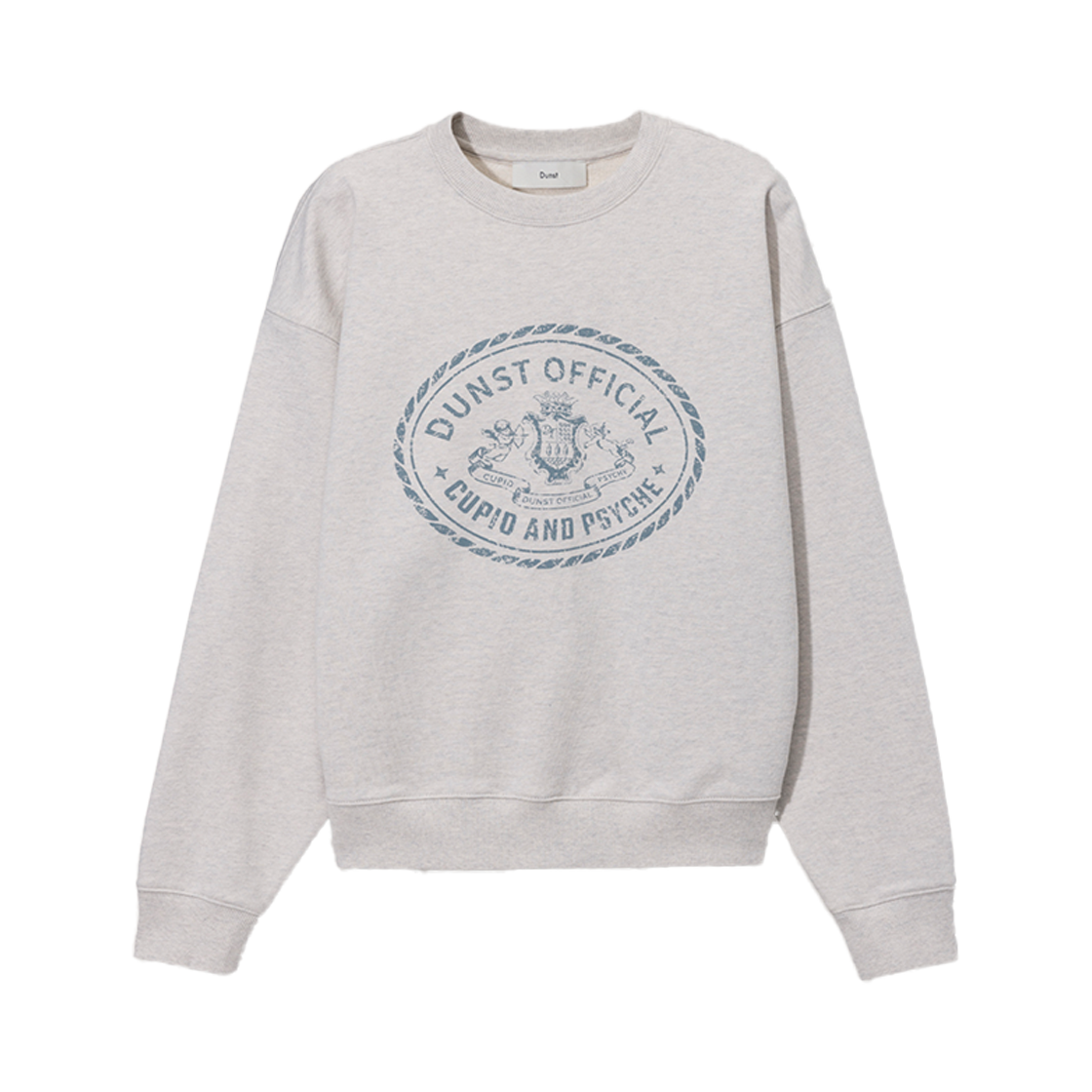 던스트 유니섹스 큐피드 캠퍼스 스웨트셔츠 오트밀 멜란지 | Dunst | KREAM