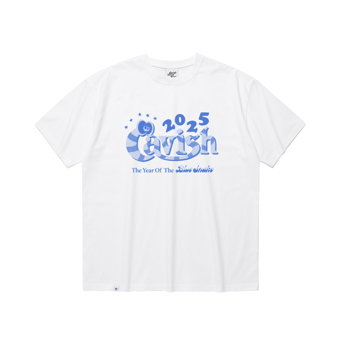 카비시 블루 스네이크 숏슬리브 티셔츠 | CAVISH | KREAM