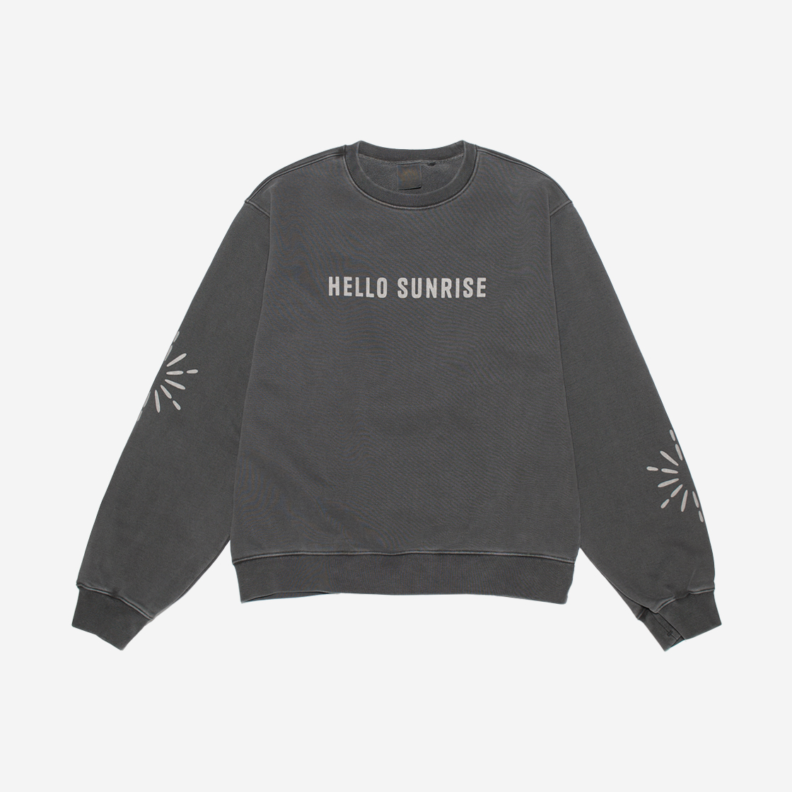 헬로선라이즈 에스닉 심볼 스웨트셔츠 차콜 | Hello Sunrise | KREAM