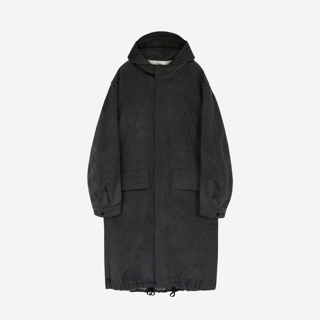 폴리테루 M65 멜튼 울 코트 미드 그레이 | Polyteru | KREAM