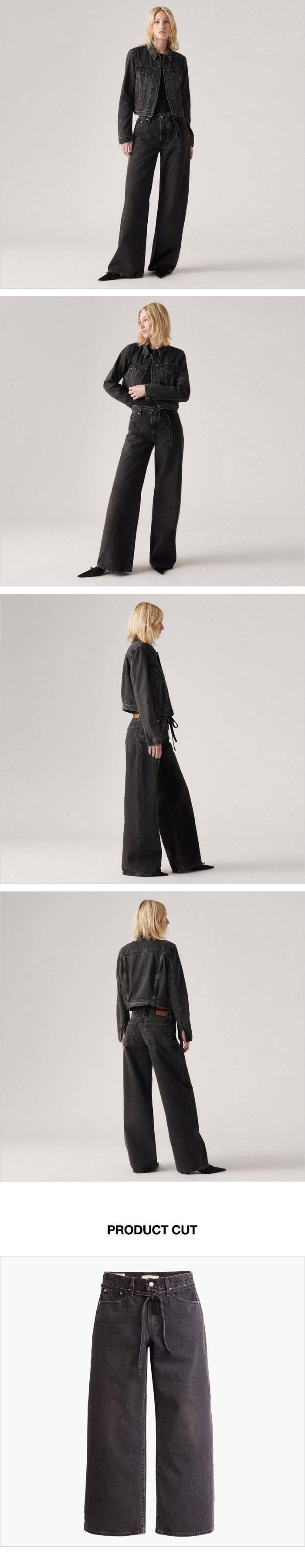 리바이스 우먼 XL 스트레이트 진 블랙 | Levi's | KREAM