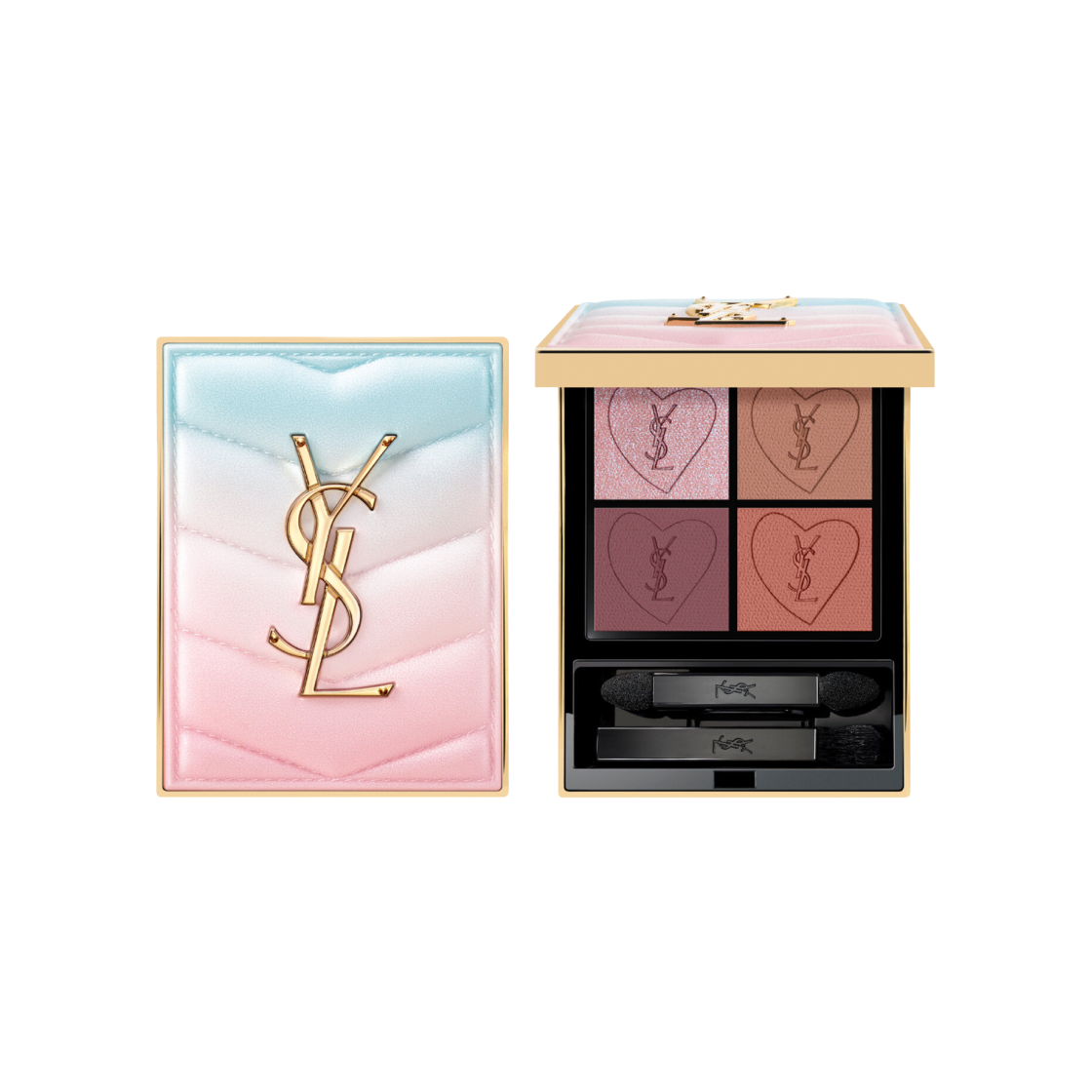 입생로랑 밸런타인데이 리미티드 에디션 꾸뛰르 미니 클러치 럭셔리 아이섀도우 125 엔드리스 러브 (국내 정식 발매 제품) | Saint Laurent | KREAM