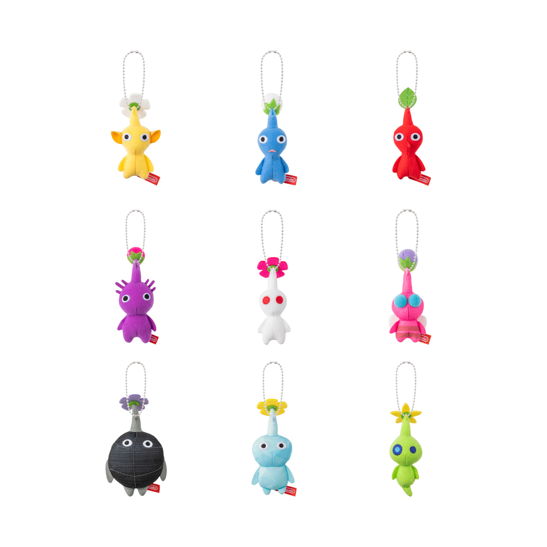 닌텐도 피크민 마스코트 키링 (9개 세트) | Nintendo | KREAM