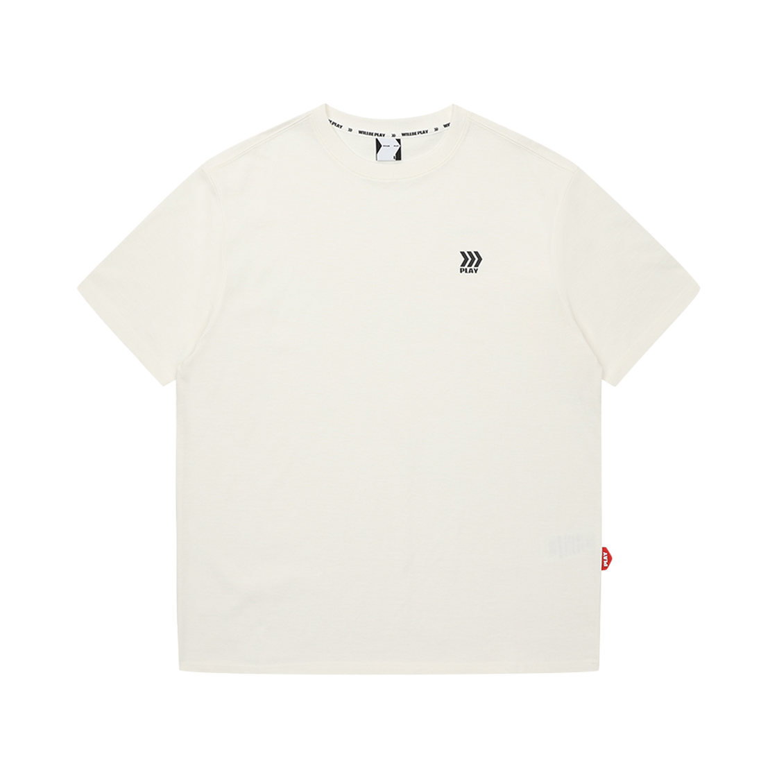 윌비플레이 스몰 로고 반팔 화이트 | WILLBE PLAY | KREAM