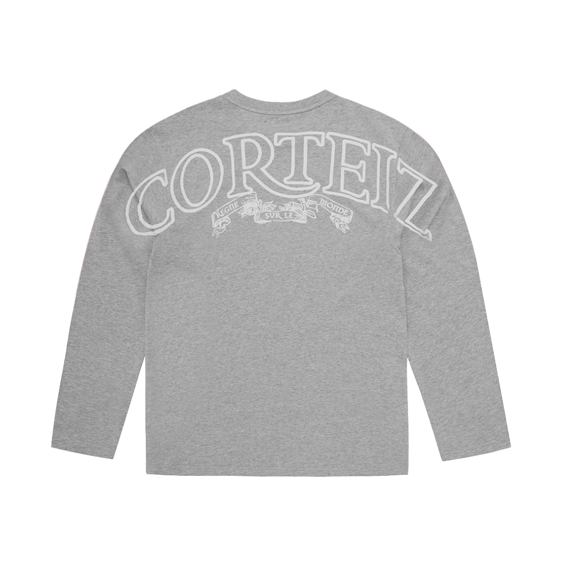 코르테이즈 로얄 헤비웨이트 롱슬리브 티셔츠 헤더 그레이 | Corteiz | KREAM