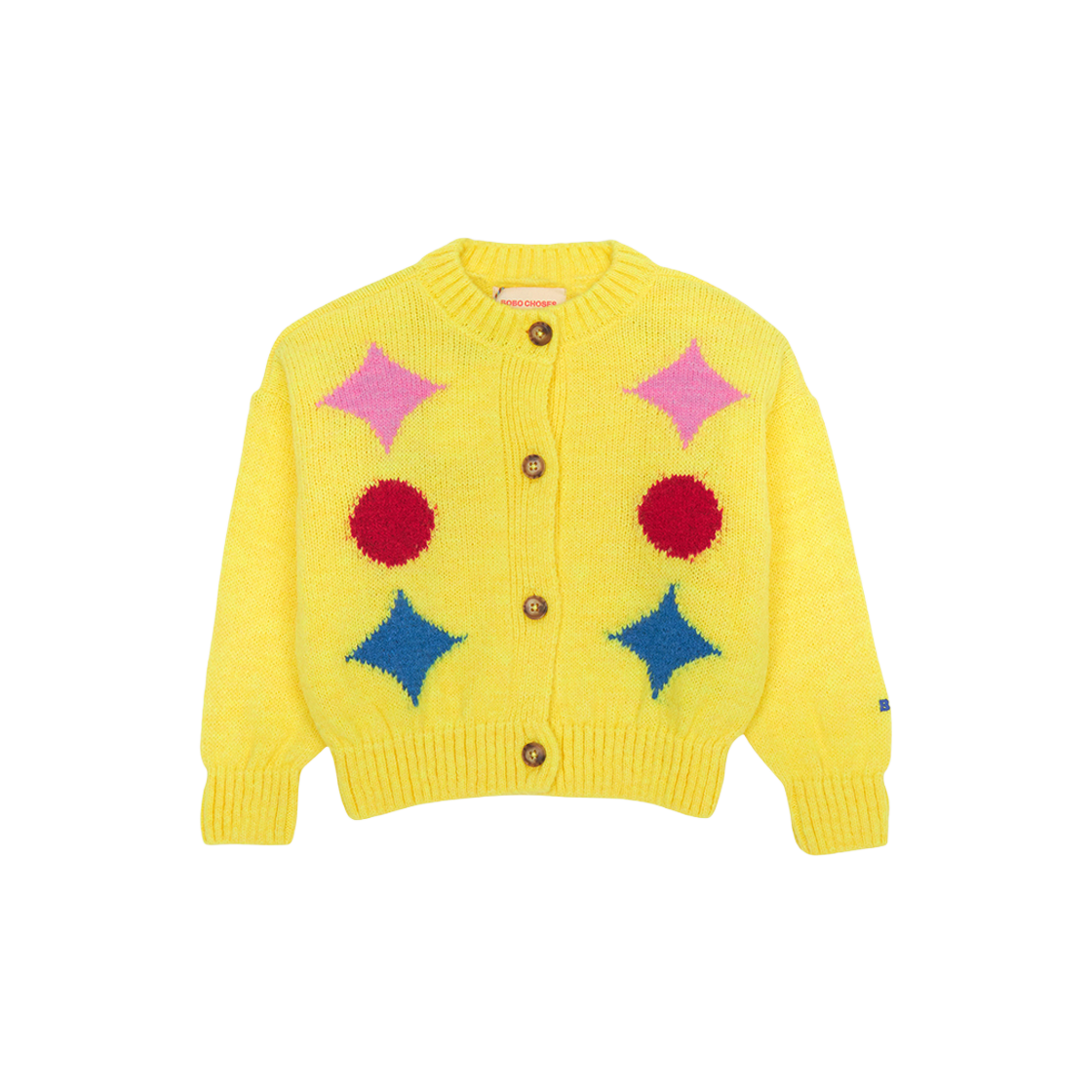 (키즈) 보보쇼즈 가디건 옐로우 | Bobo Choses | KREAM