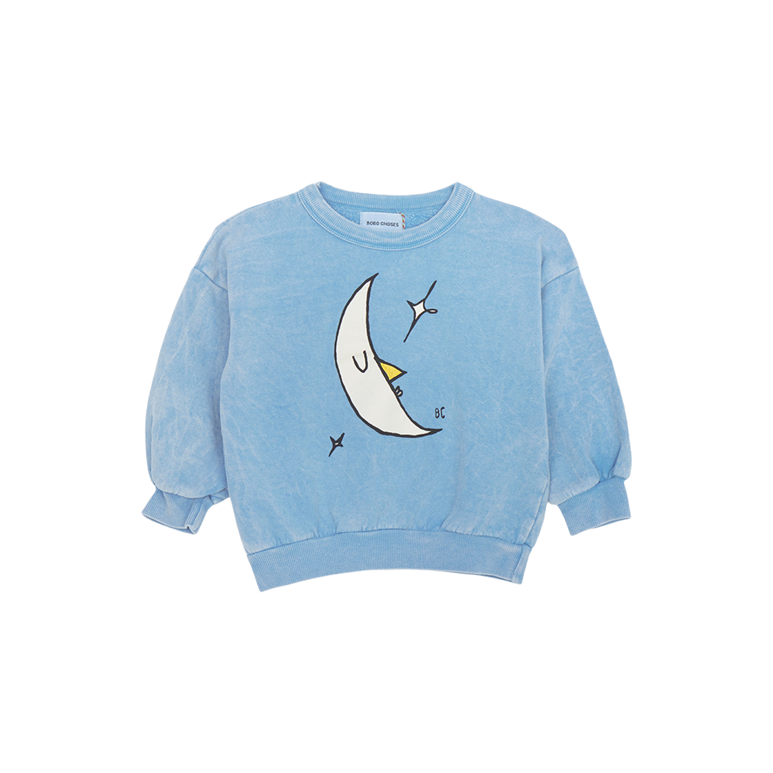 (키즈) 보보쇼즈 플리스 스웨트셔츠 블루 | Bobo Choses | KREAM