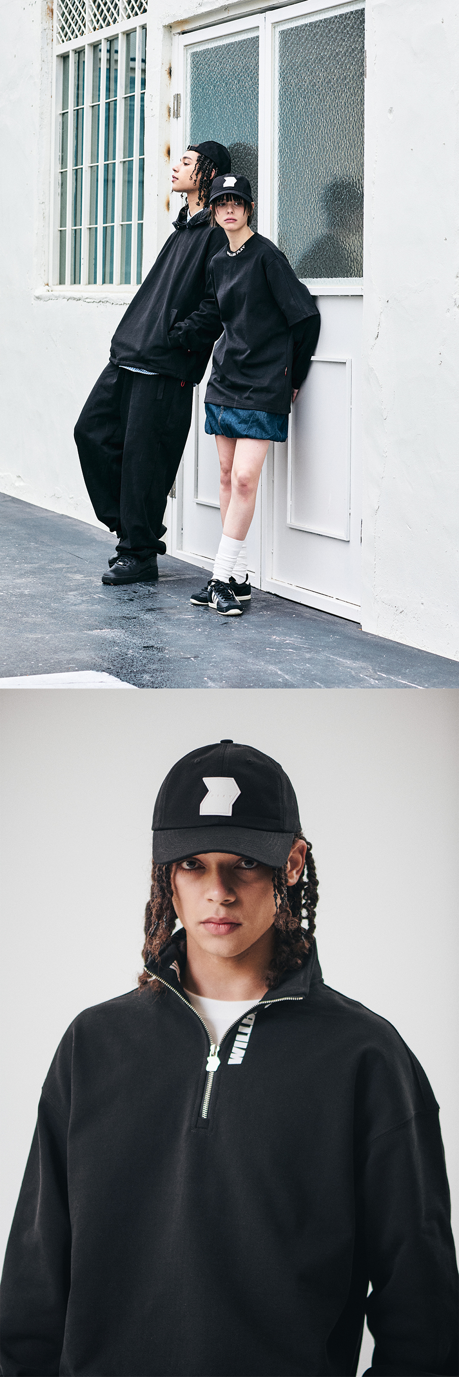 윌비플레이 가죽 와펜 볼캡 블랙 | WILLBE PLAY | KREAM