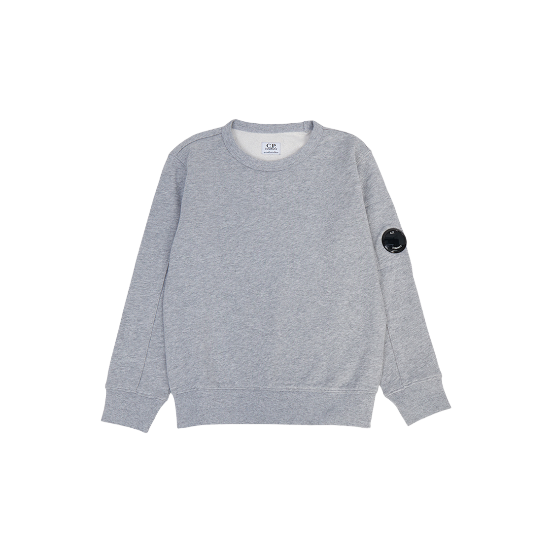 (키즈) C.P. 컴퍼니 플리스 스웨트셔츠 그레이 - 24FW | C.P. Company | KREAM
