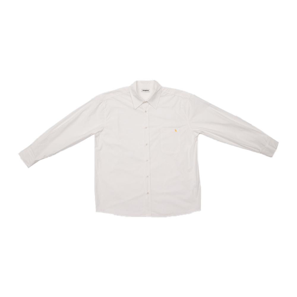 이너프원 오버사이즈 박스 셔츠 화이트 | EnoughOne | KREAM